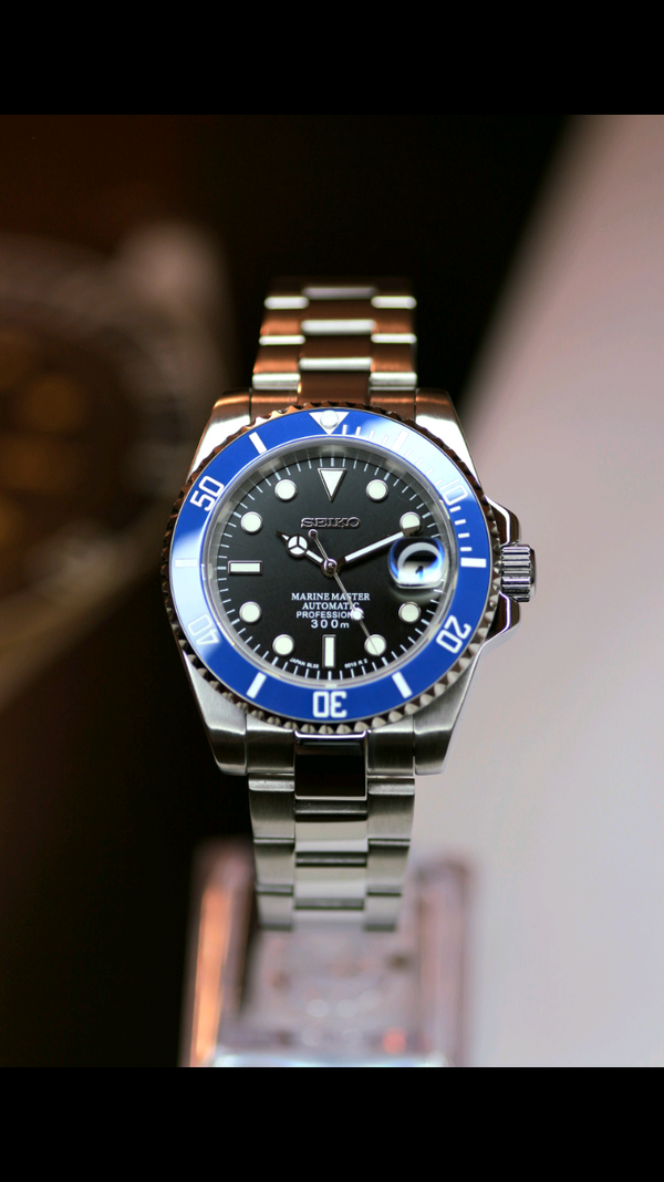 Seiko Blueberry Submariner Mod – JourneyAboutTime